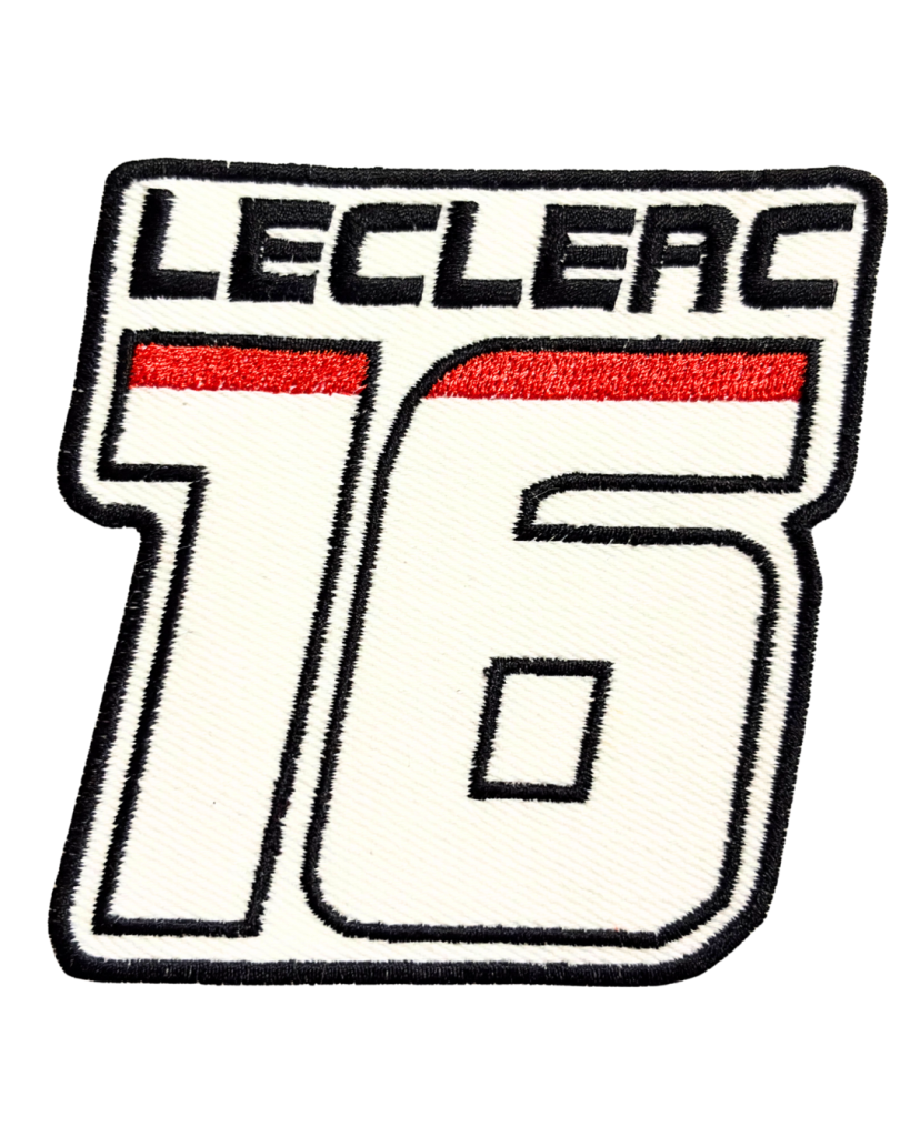 Patch Formula 1 Charles Leclerc 16 – Emblemă adezivă personalizată ...